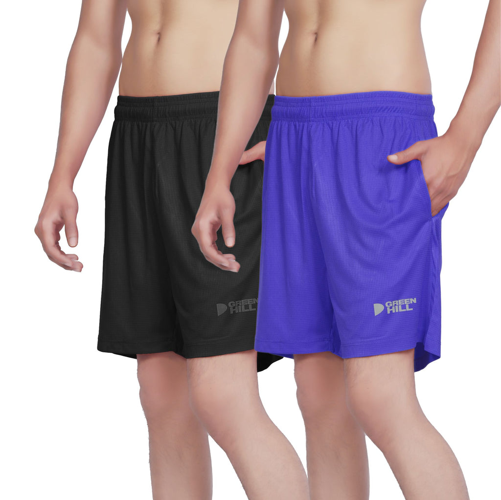 High-Performance Men's Running Gym Shorts | Green Hill Sports