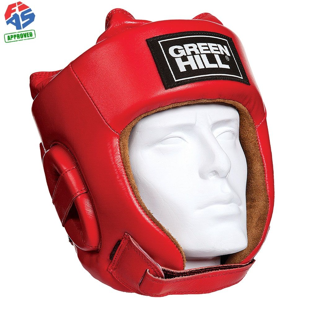 FIAS Approved genuine leather Head Guard "Five Star" | Green Hill Sports