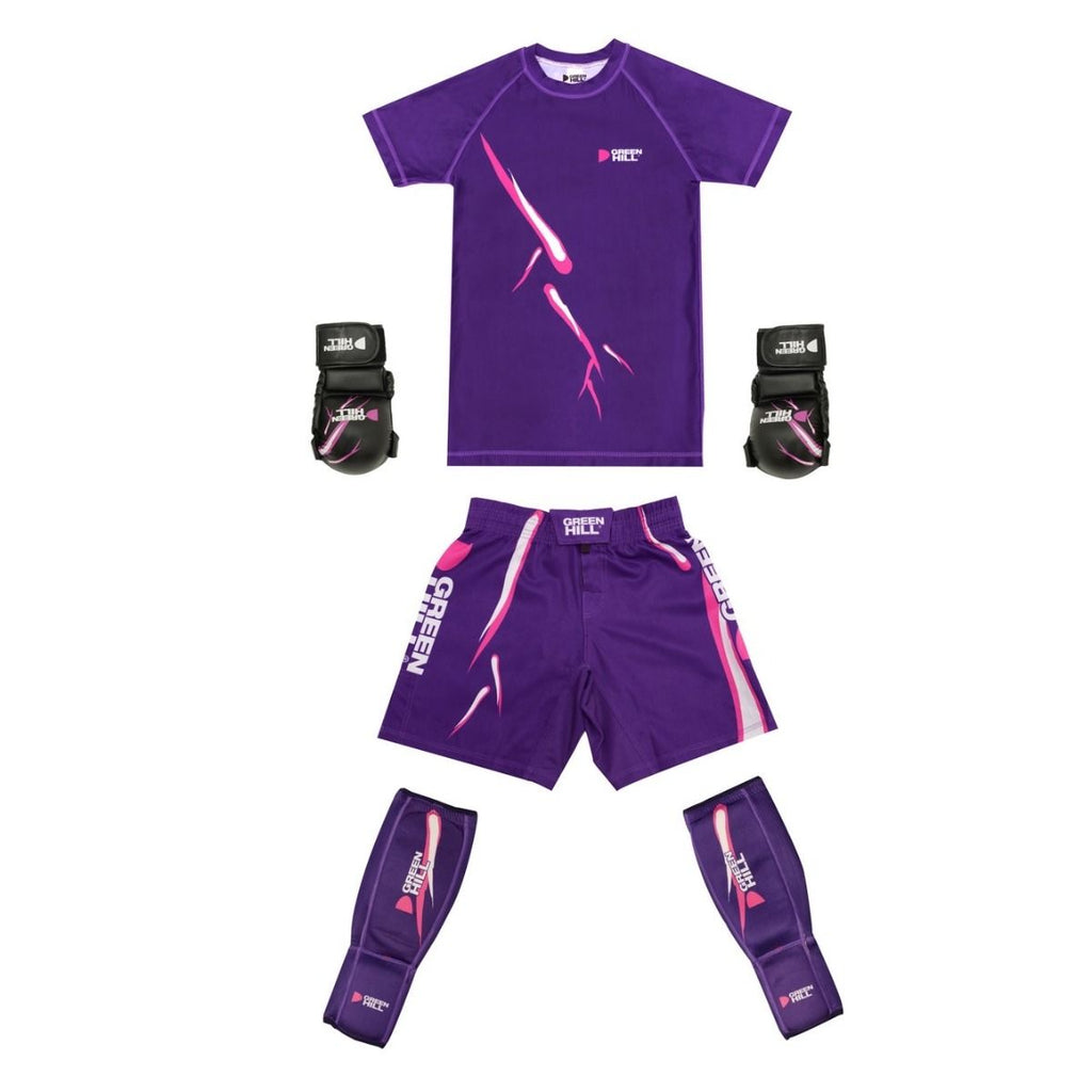 Comfortable MMA Kit "Lightning" for Kids | Green Hill Sports